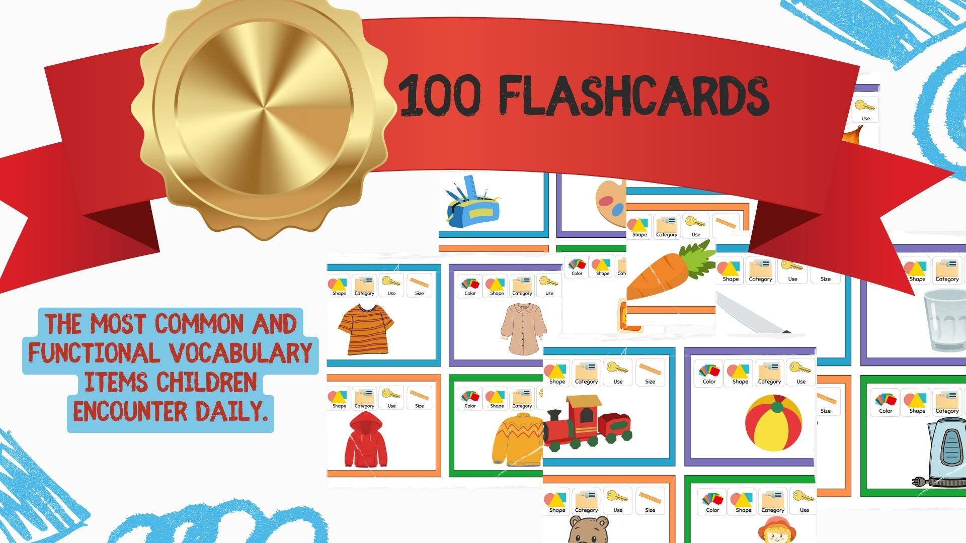 Describing Cards for Speech Therapy – Vocabulary, Attributes ...