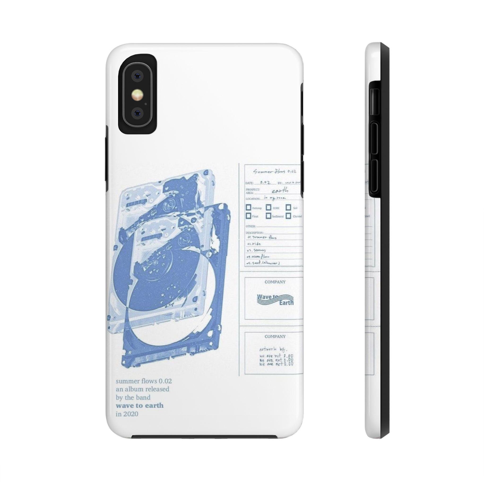 White Wave to Earth Album Cover Iphone/samsung Phone Case - Etsy