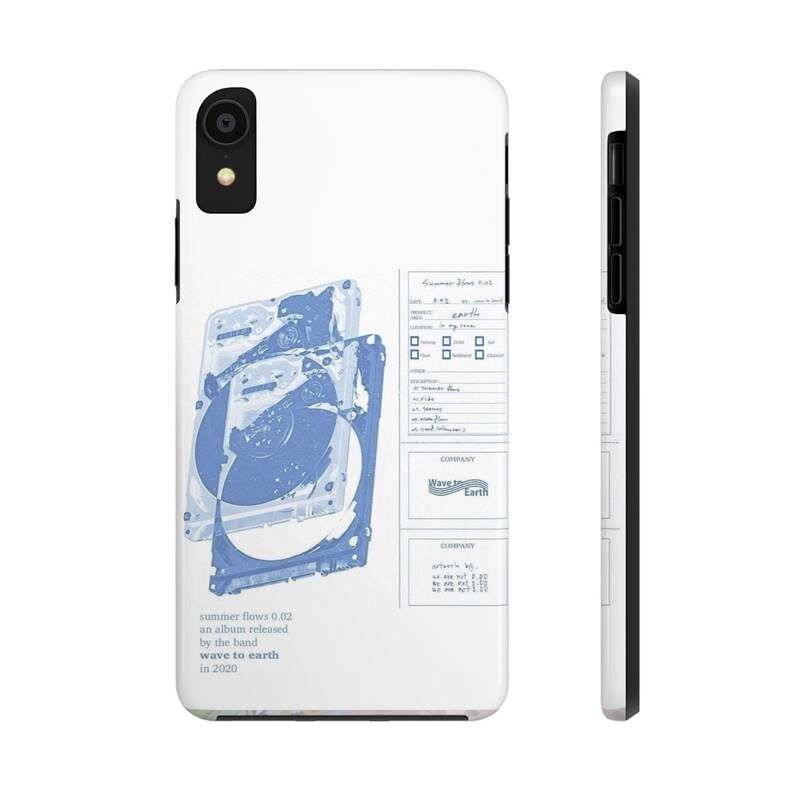 White Wave to Earth Album Cover Iphone/samsung Phone Case - Etsy