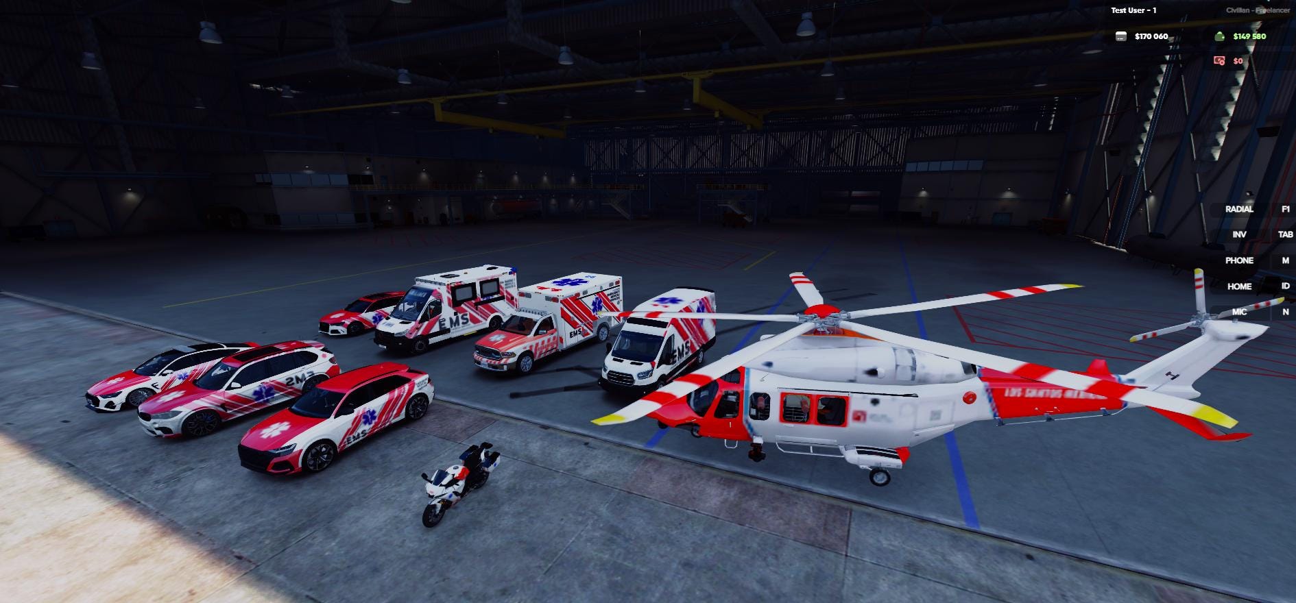 Qbcore Fivem Server Realistic Custom Cop Cars Set for Enhanced Realism Emergency Vehicle Pack ...