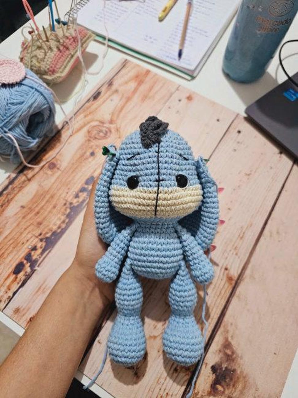 EYORE Crochet Pattern, Crochet Pattern Cute Eeyore Doll PDF, Crochet ...