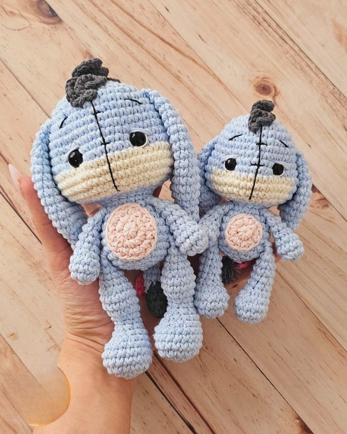 EYORE Crochet Pattern, Crochet Pattern Cute Eeyore Doll PDF, Crochet ...