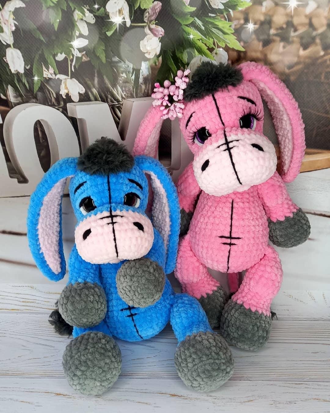 DIY Eeyore & Aya Amigurumi Crochet Pattern Create Adorable Plush Toys ...