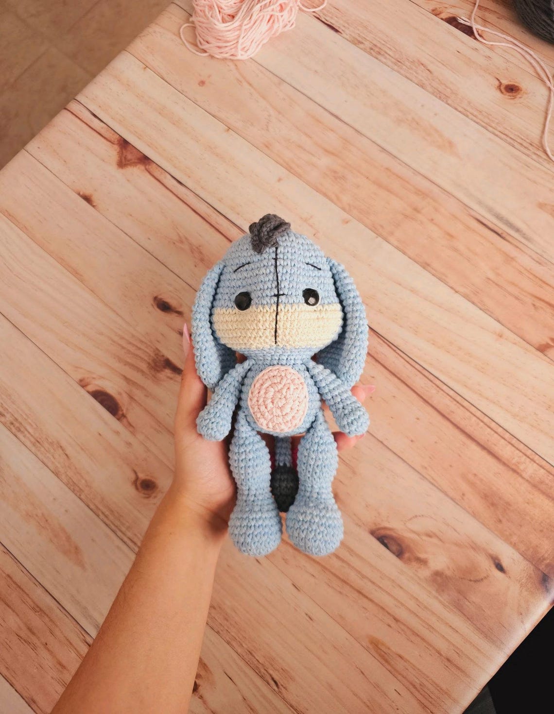 EYORE Crochet Pattern, Crochet Pattern Cute Eeyore Doll PDF, Crochet ...