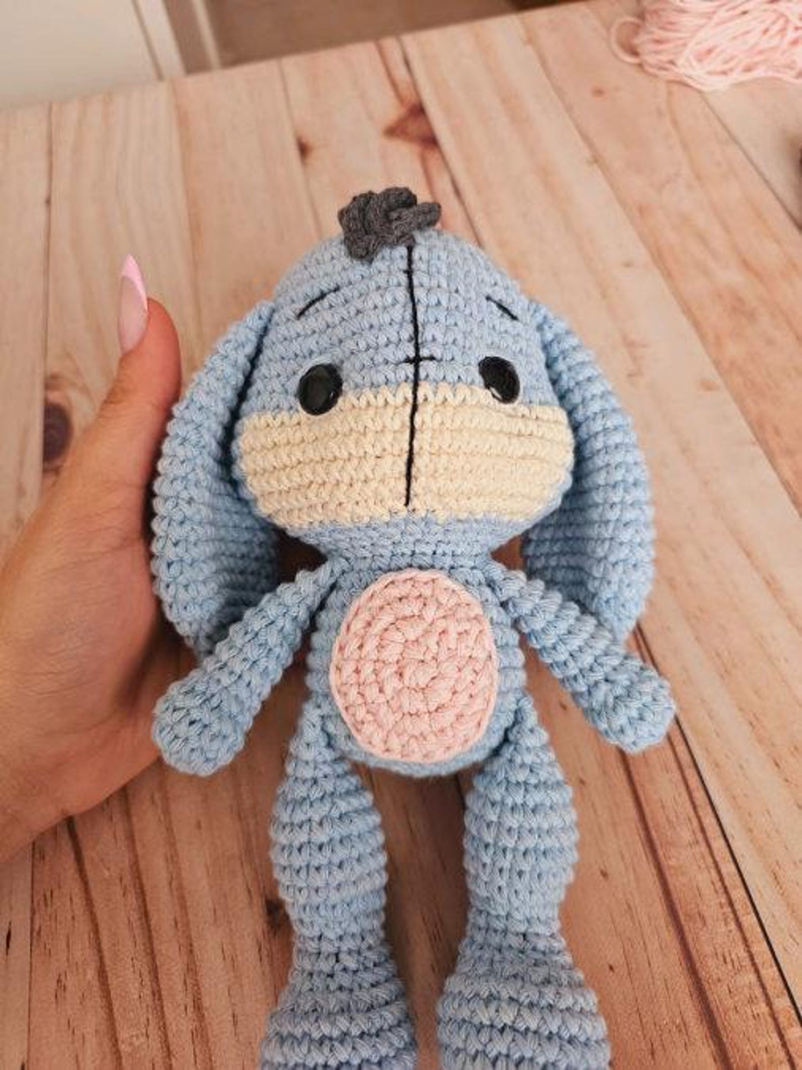 EYORE Crochet Pattern, Crochet Pattern Cute Eeyore Doll PDF, Crochet ...