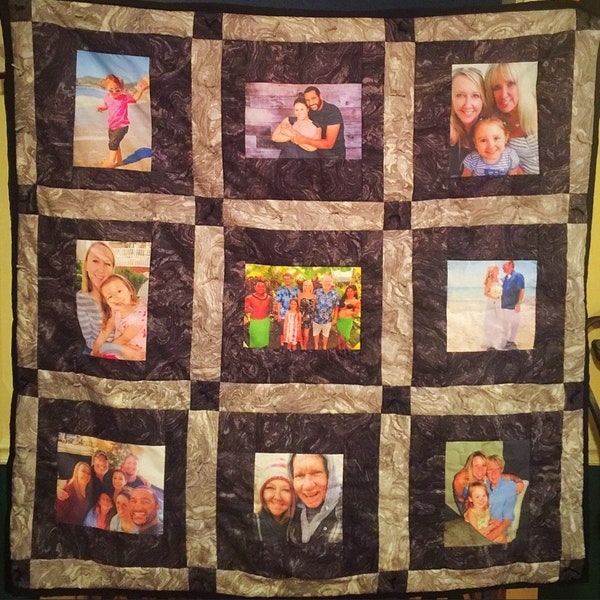 Photo Quilt - Etsy