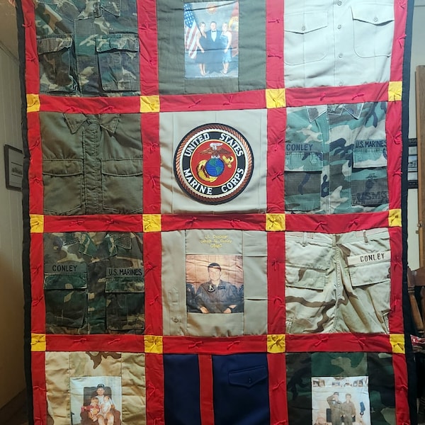 Military Quilts - Etsy