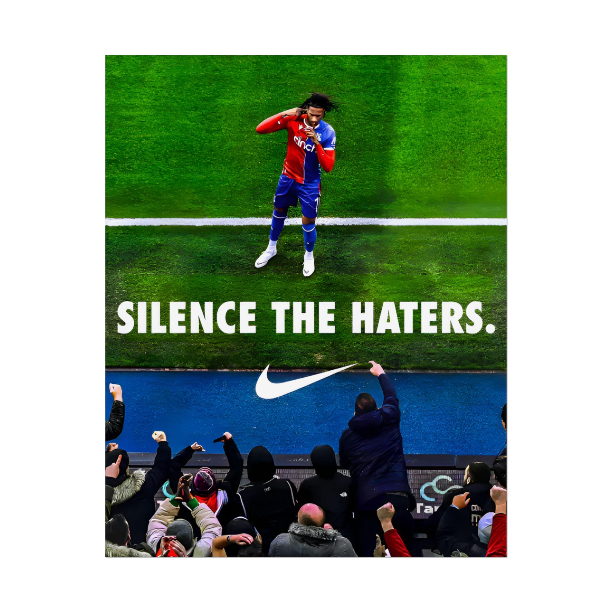 Michael Olise "silence the Haters" Poster - Motivational Poster for ...