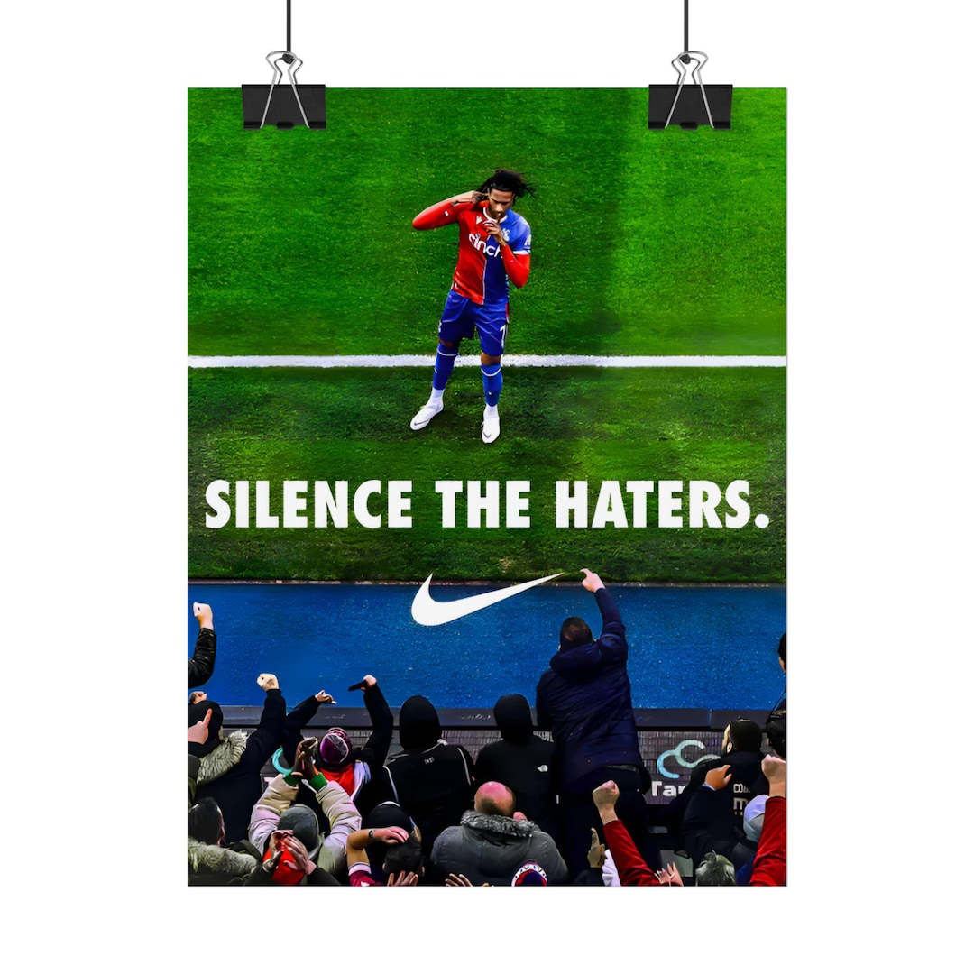 Michael Olise "silence the Haters" Poster - Motivational Poster for ...