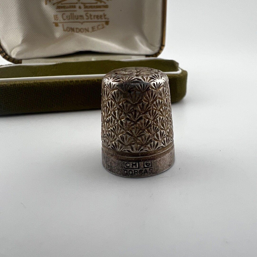 Vintage Silver Art Deco Charles Horner Cladded CH 6 DORCAS Thimble - Etsy