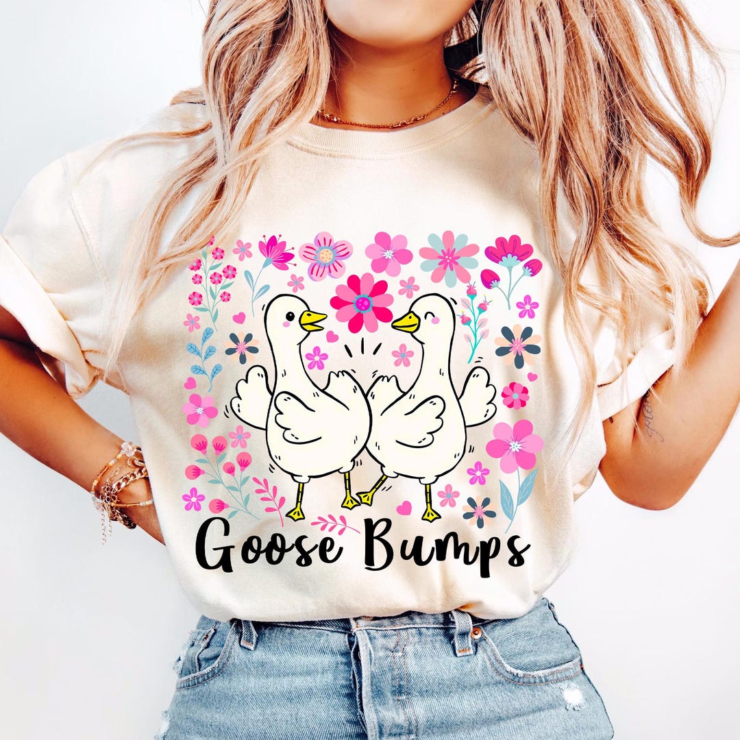Silly Goose Bump Png, Mama Goose Png, Floral Goose Png, Preppy Girly ...