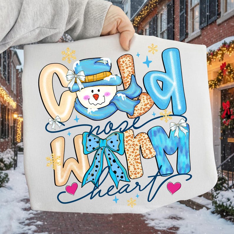 Cold Nose Warm Heart Png, Snowman Png, Christmas Png, Winter Holiday ...