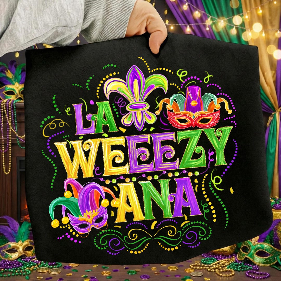 La Weezy Ana Mardi Gras 2026 Png, Louisiana Fat Tuesday Png, Funny ...