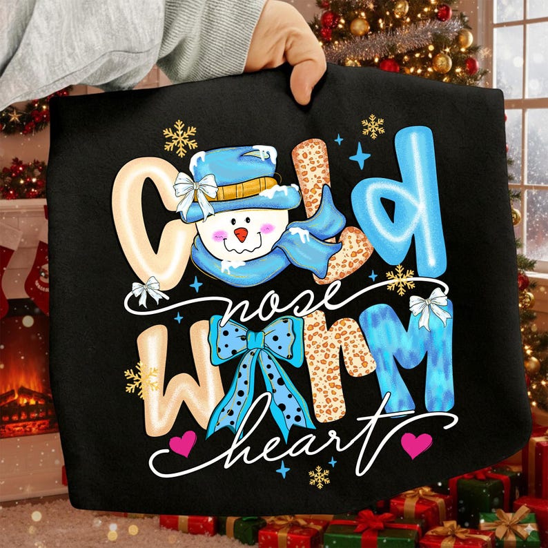 Cold Nose Warm Heart Png, Snowman Png, Christmas Png, Winter Holiday ...