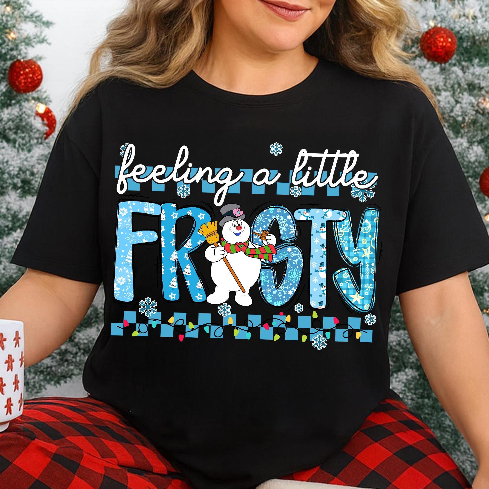 Feelin' a Little Frosty Png Sublimation Design Download, Merry ...