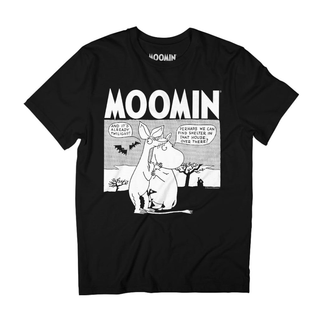 Moomin Moomintroll & Sniff Spooky Comic Strip Adult T-shirt - Etsy