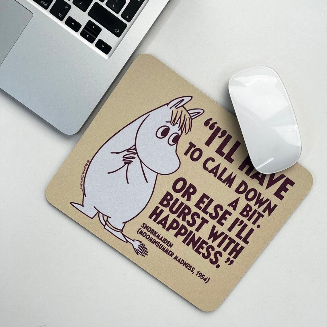 Moomin Snorkmaiden Happiness Mouse Pad - Etsy