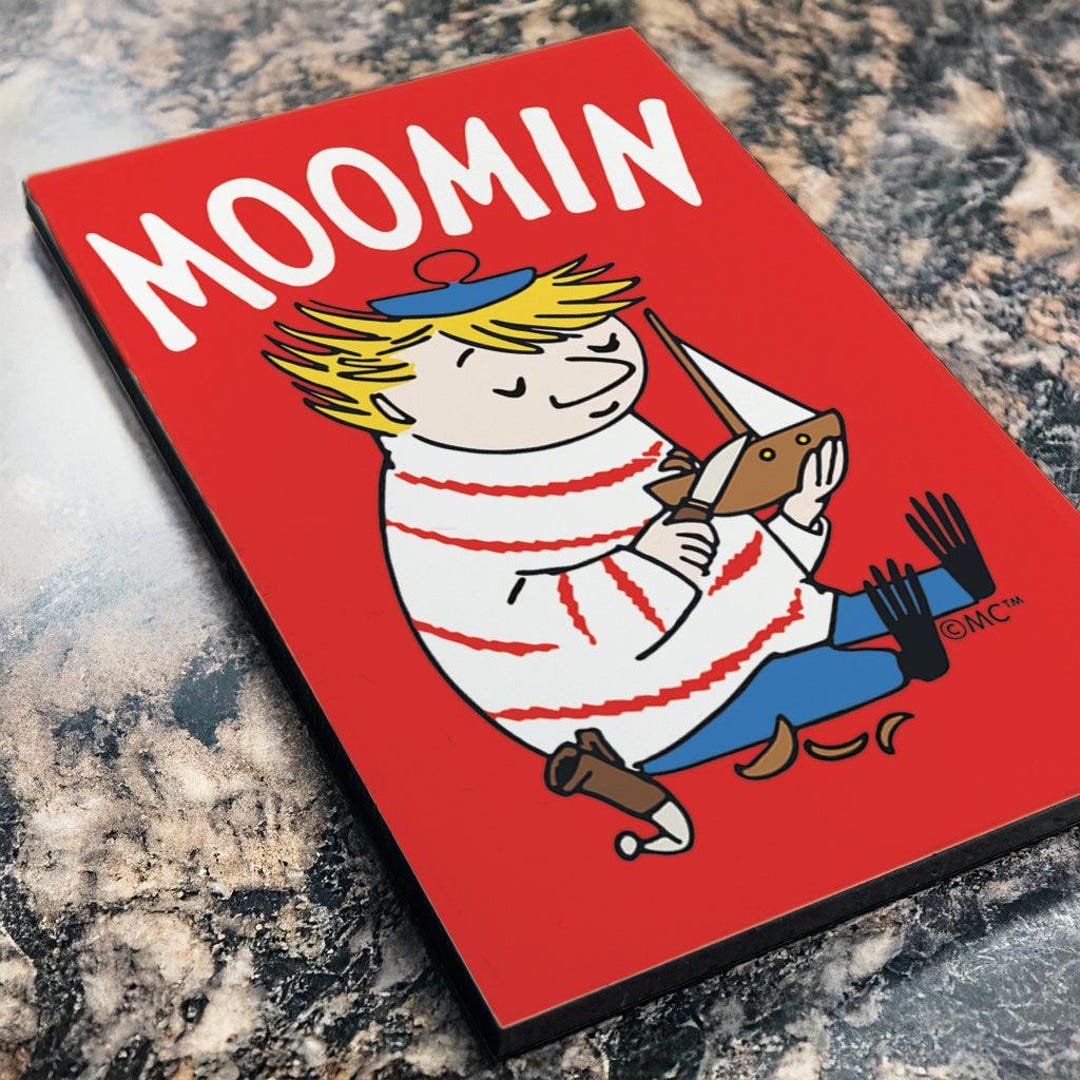 Moomin Too-ticky Wooden Fridge Magnet - Etsy