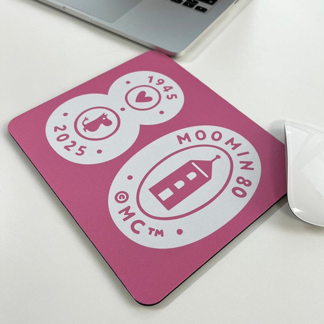 Moomin 80th Anniversary Logo Mouse Pad - Etsy