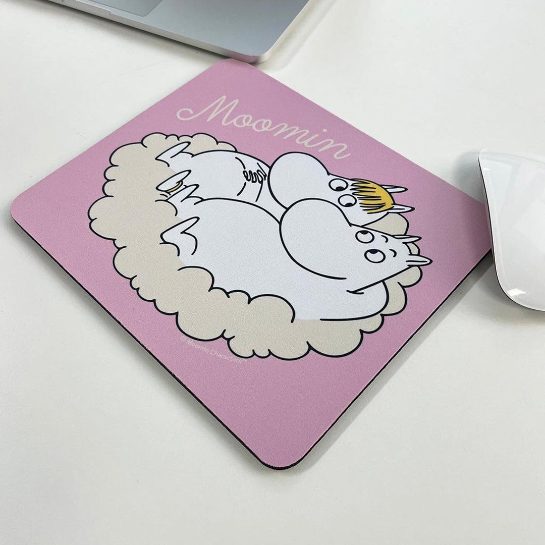 Moomin Moomintroll and Snorkmaiden Cloud Mouse Pad - Etsy