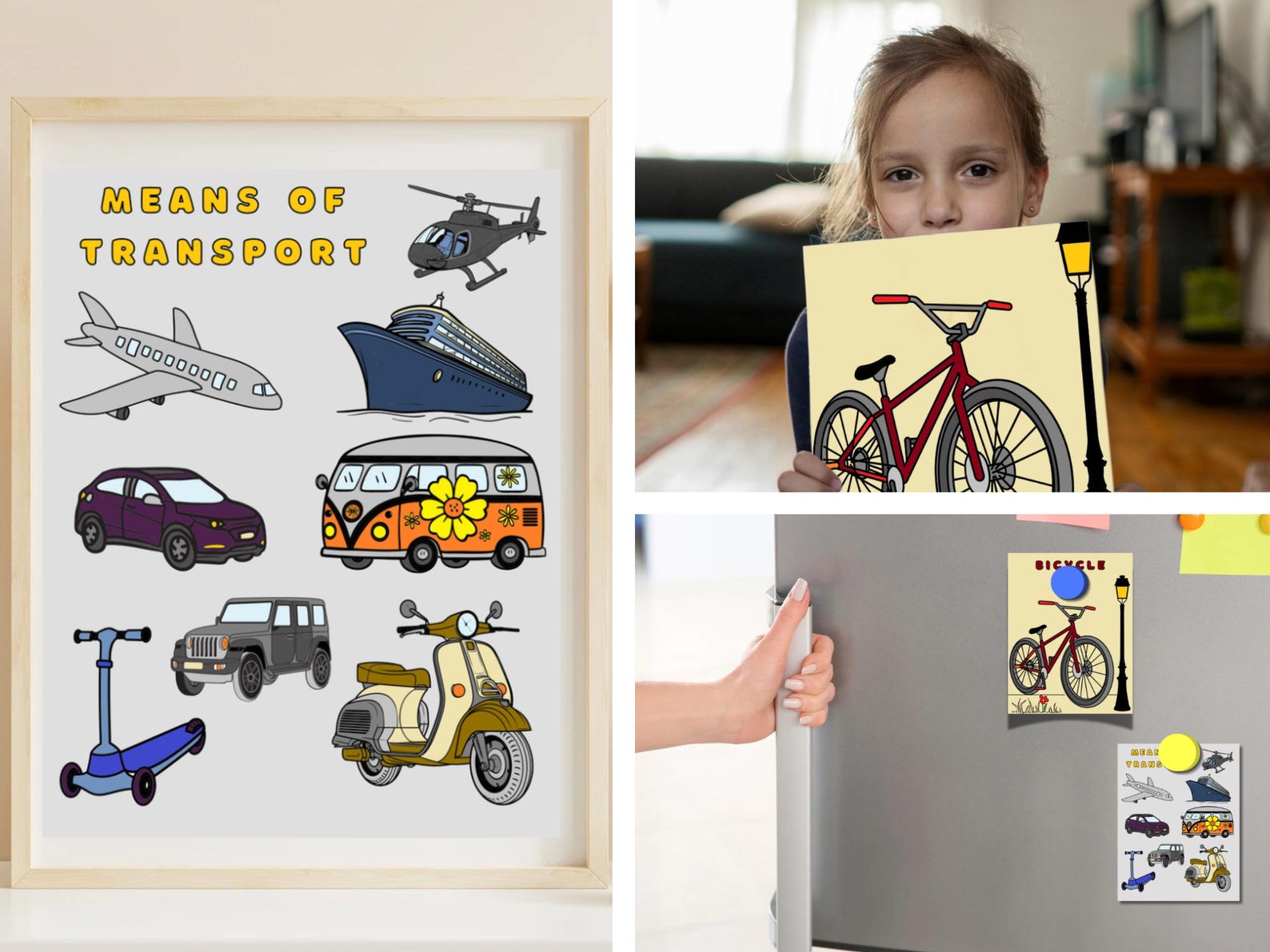 Means of Transport Coloring Pages | 20 Printable Vehicles | Kids ...