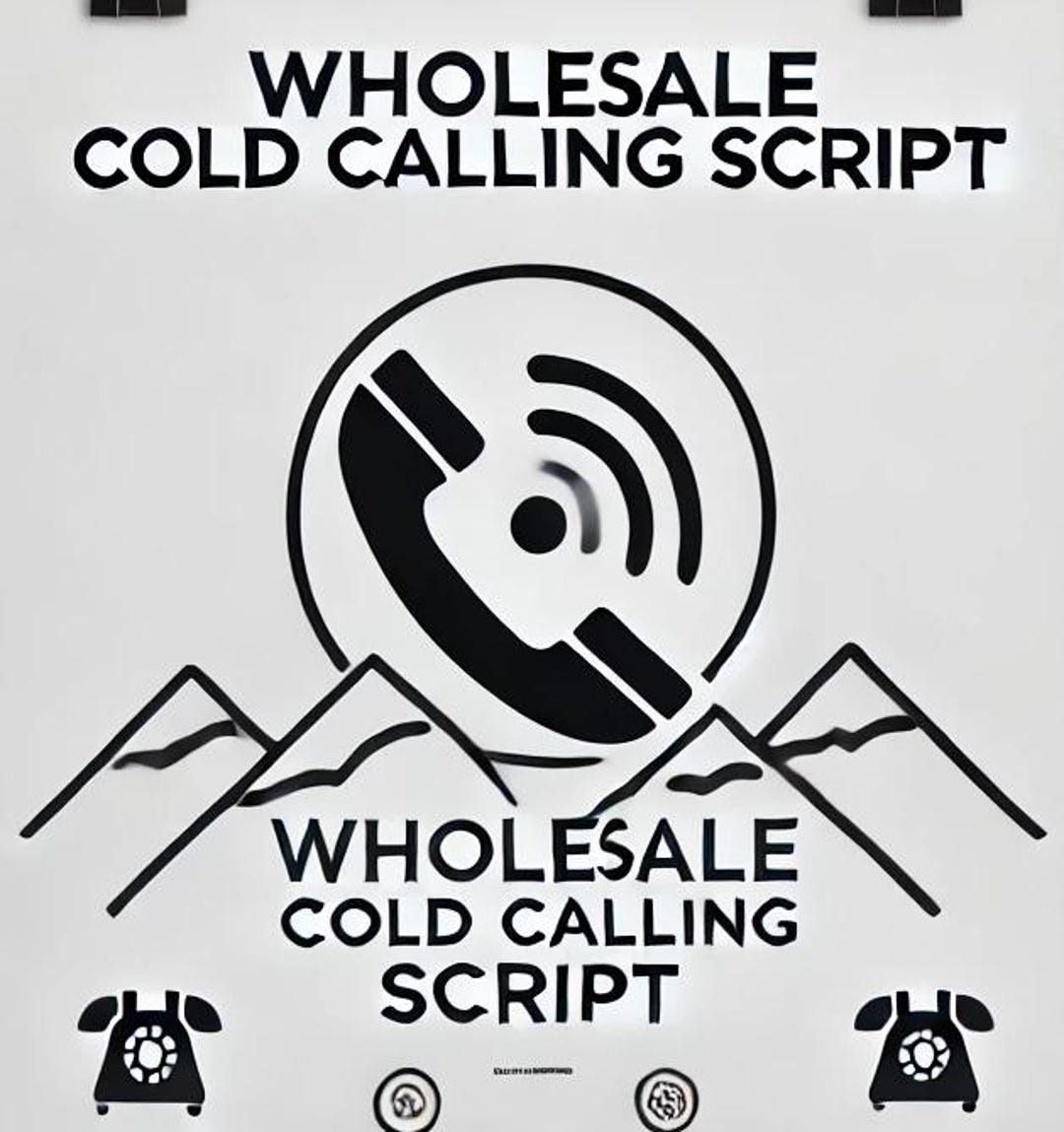 Wholesaling Cold Calling Script - Etsy