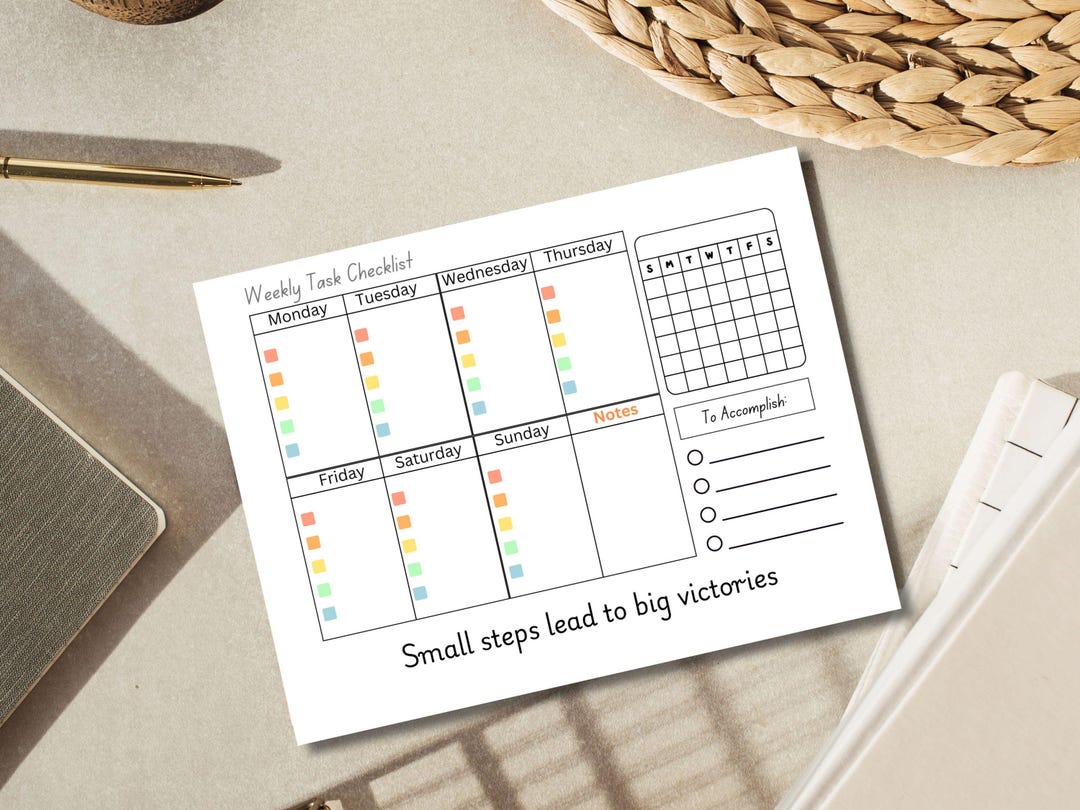 Daily Task Tracker, Task Organizer, to Do List and Productivity Planner ...