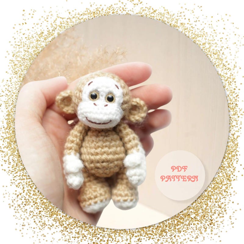 Monkey Keychain - Etsy