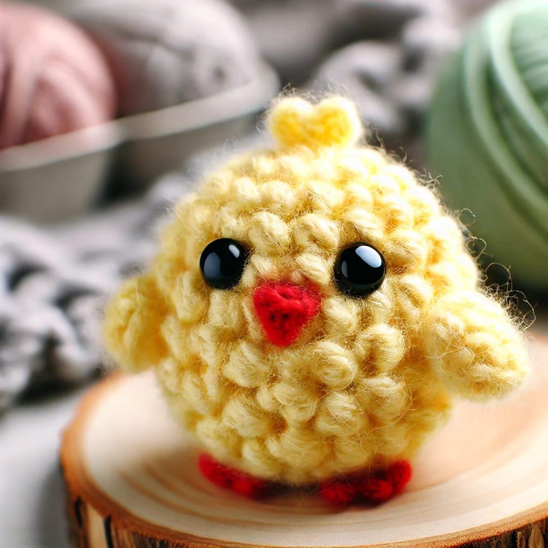 Handmade Amigurumi Chick – Crochet Hatching Chick in Egg – Cute Knit ...