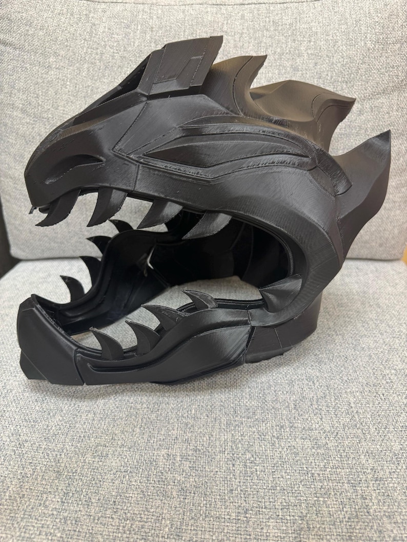 3D Printed Cosplay White Dragon Ranger Helmet – Retro Superhero Cosplay ...