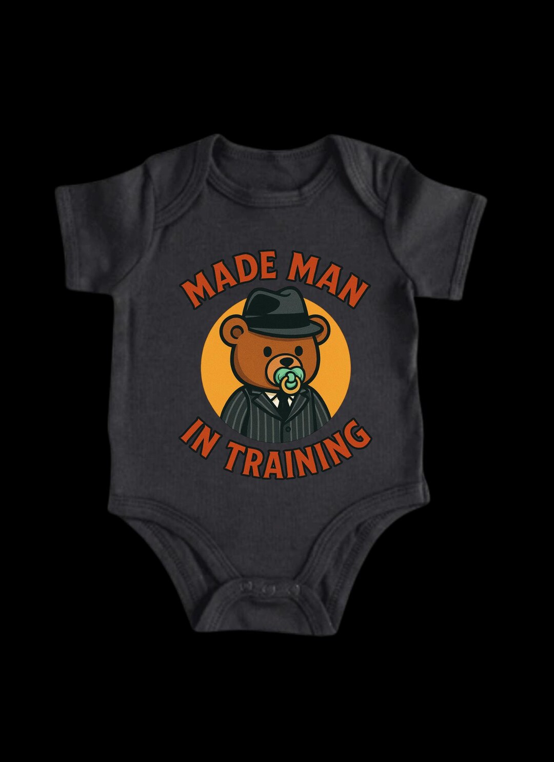Mafia Baby Onesie – Funny Gangster Bodysuit – Mob Boss Baby Shower Gift ...