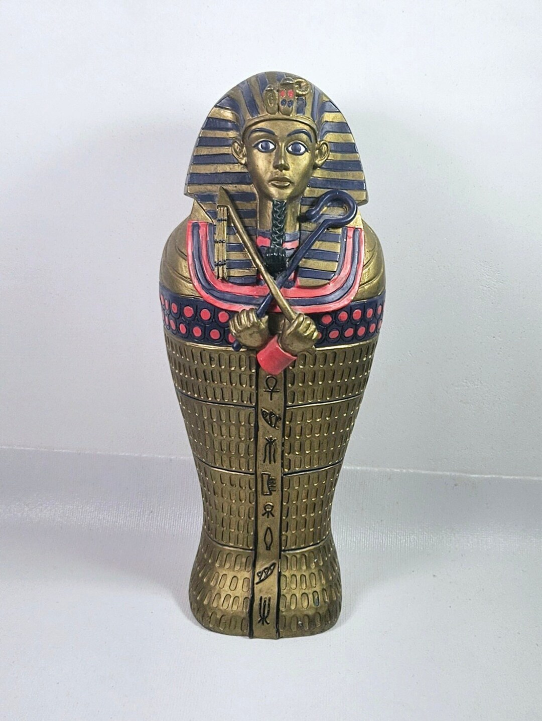 Vintage King Tut Pharaoh Money Coin Bank Ceramic Statue Home Decor - Etsy