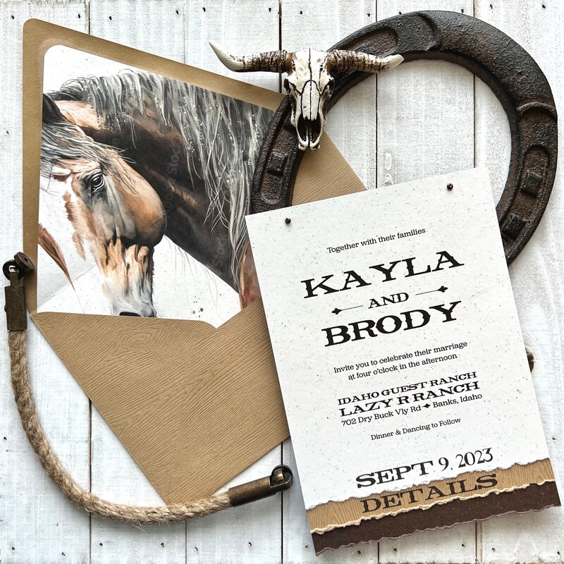 Layered Invitations - Etsy