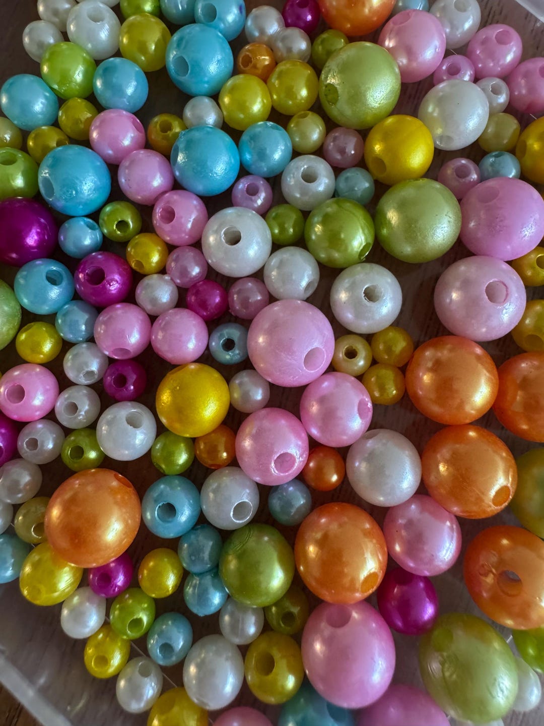 Bright Pearl Beads | Assorted Sizes, Colours, Jewellery Making Kit - Etsy