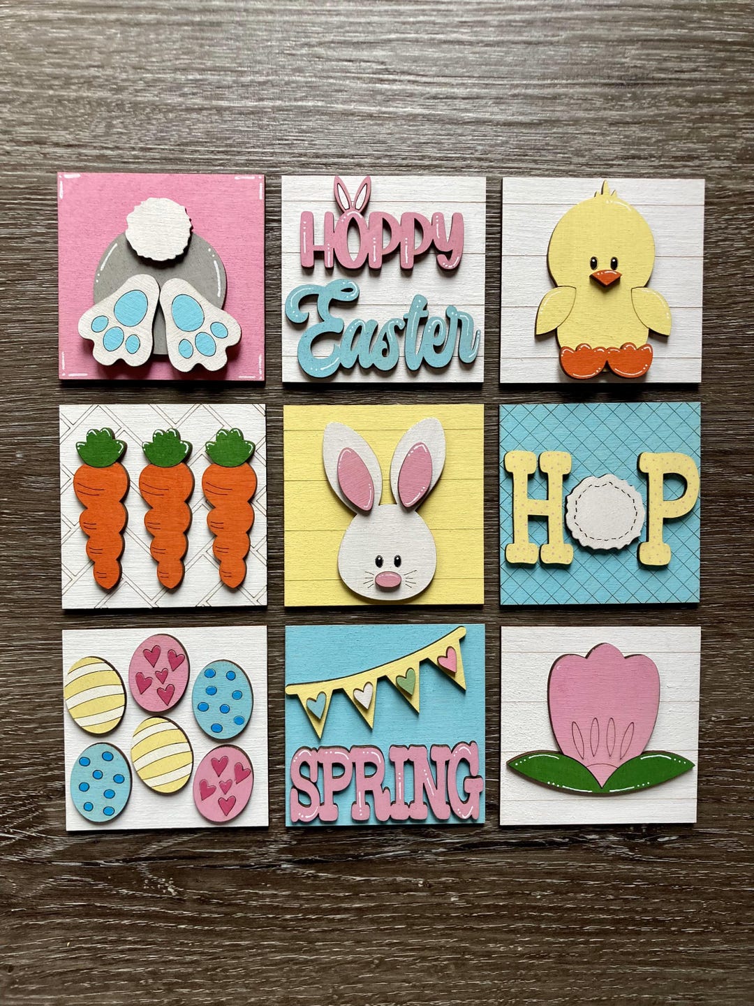 Easter Interchangeable Tiles for MINI Leaning Ladder or Sign | Spring ...
