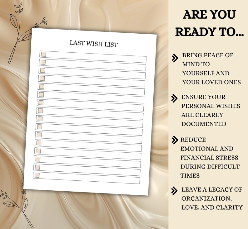 End of Life Planner, Fillable, Emergency Binder, Emergency Planner ...