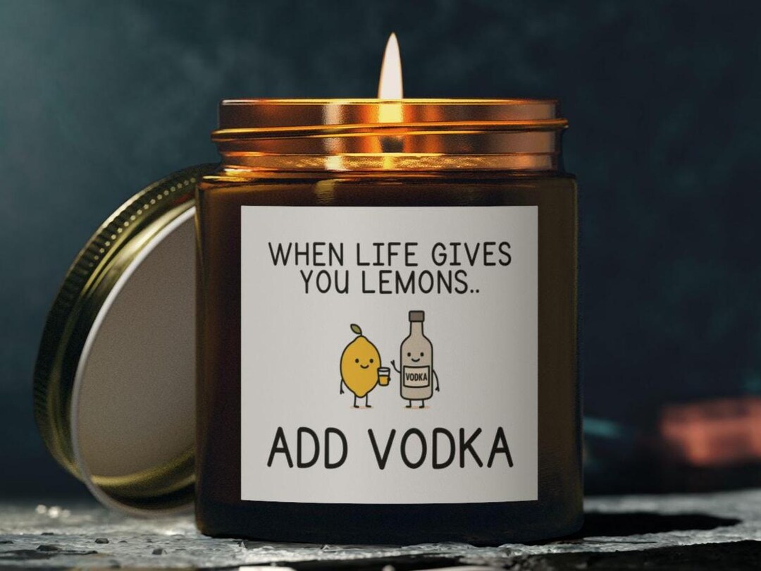 Funny Vodka Lemon Drinker Gift Idea, Vodka Lemonade Happy Hour Vodka ...