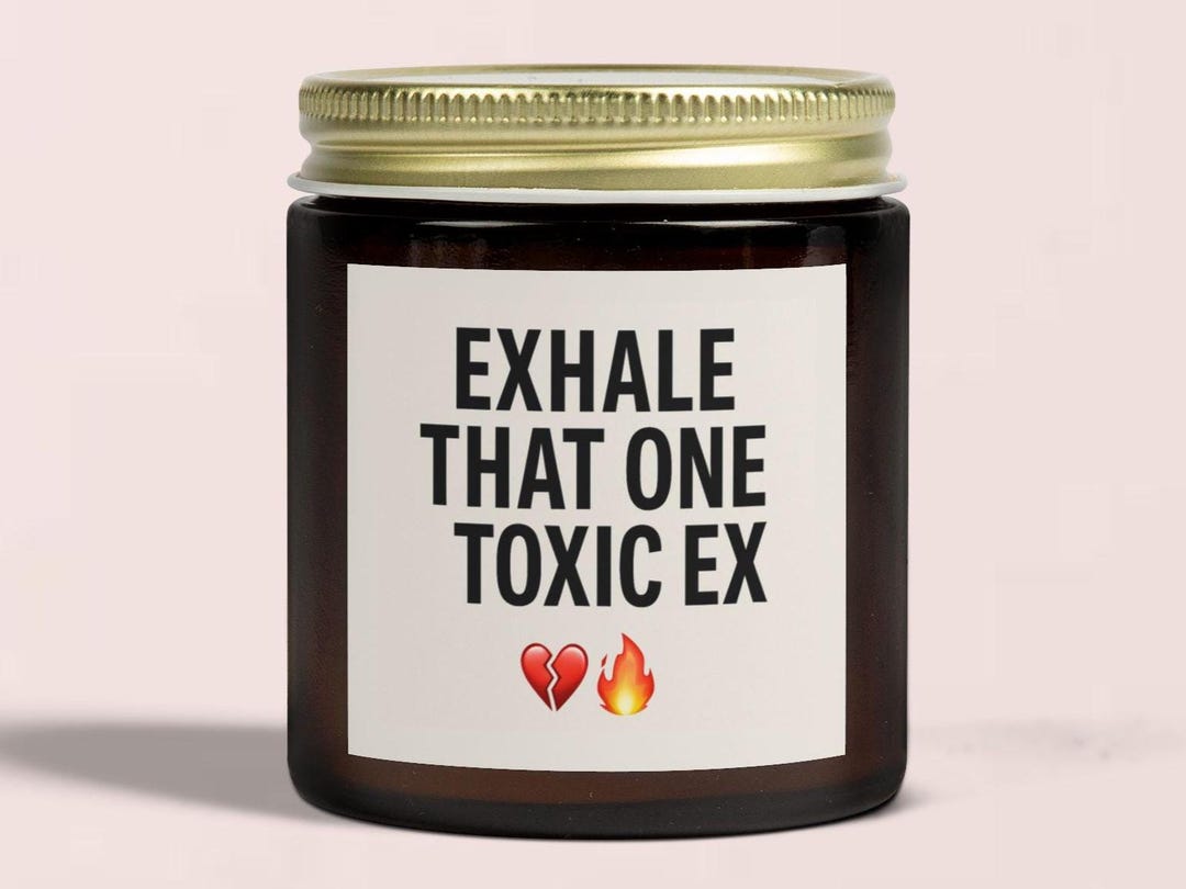 Funny Breakup Gift for Her, Stress Relief Humor Candle, Ex Boyfriend ...