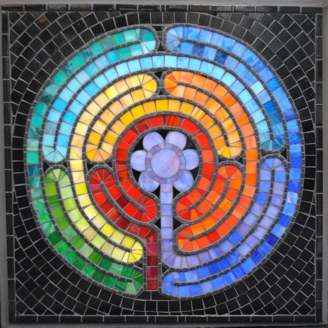 Fine Art Print of Meditation #1 Mosaic Art by Brenda Pokorny - Etsy