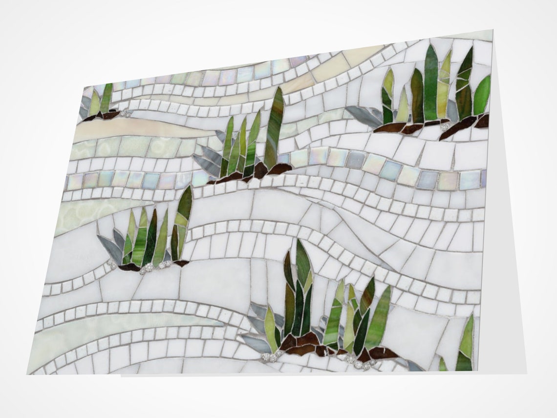 Note Cards Set Come Spring Mosaic Art Greeting Cards 7 Pack - Etsy