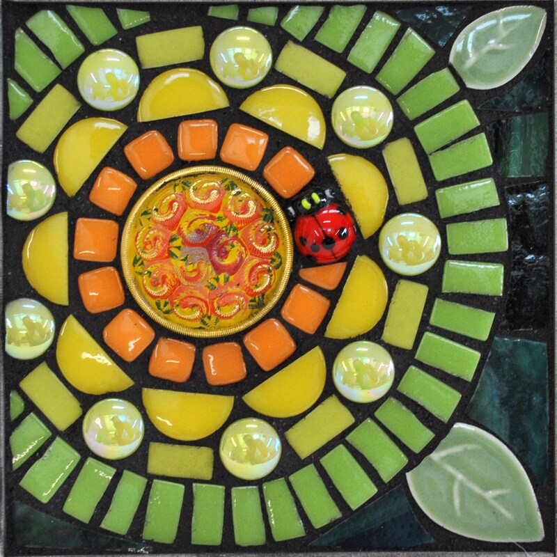 Ladybug Mosaic - Etsy