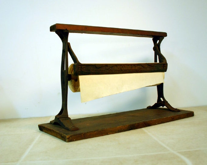 Vintage General Store Paper Roll Cutter / Industrial Paper Cutter - Etsy