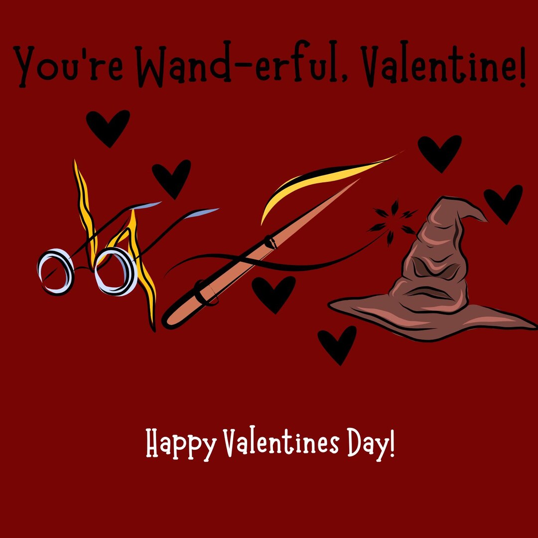 Harry Potter Valentines Day Card - Etsy