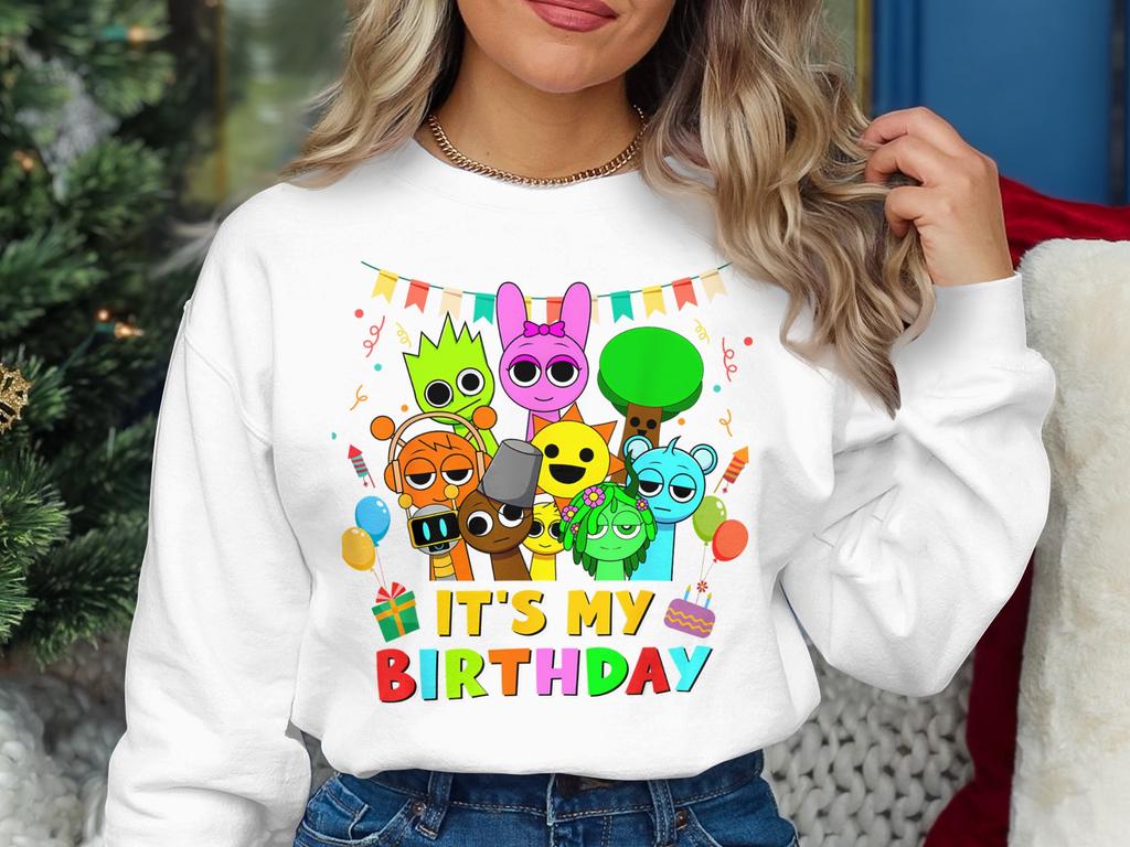 It's My Birthday Sprunki Birthday PNG Download Digital Design | DIY ...