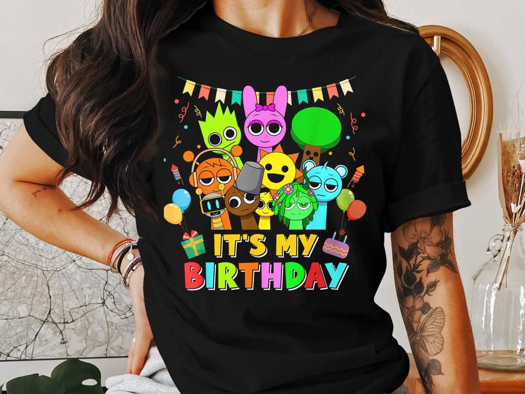 It's My Birthday Sprunki Birthday PNG Download Digital Design | DIY ...