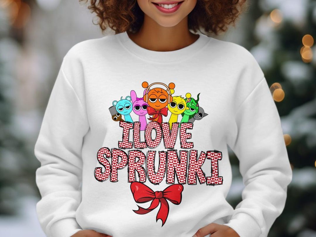 I Love Sprunki PNG, Cute Sprunki Digital Download, Funny Valentine's ...