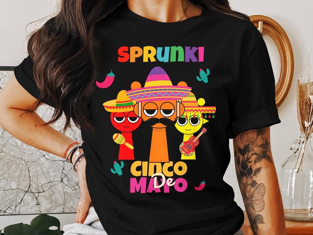 Sprunki Cinco De Mayo PNG | Sprunki Funny Fiesta Sublimation Design ...