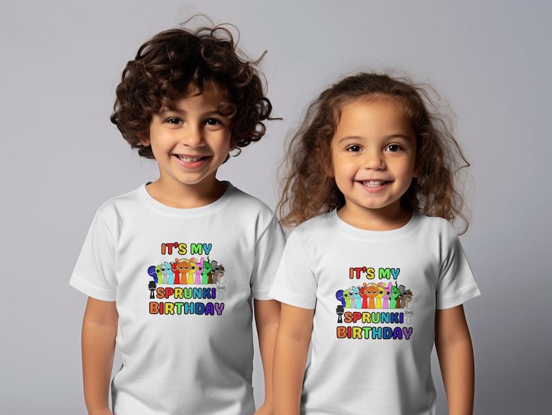 Sprunki Birthday Party PNG, Sprunki Birthday for Boys and Girls Design ...