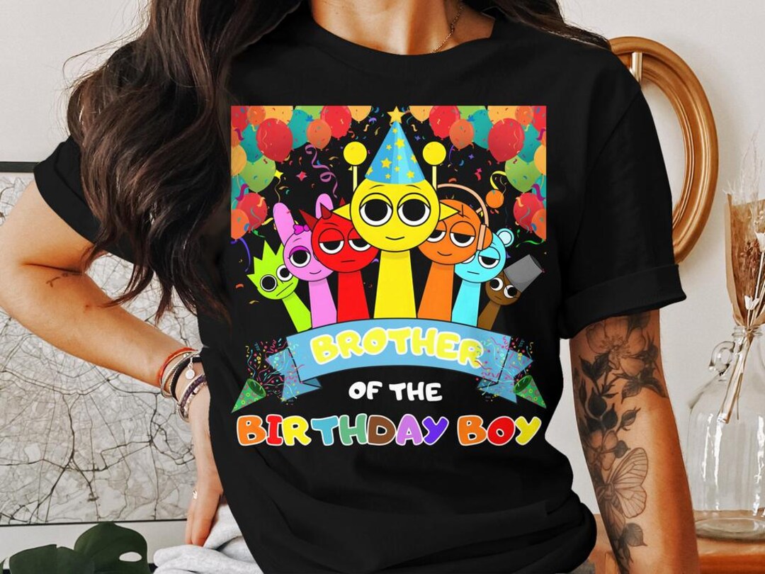 Sprunki Brother 9f the Birthday Party PNG, Sprunki Birthday for Boys ...