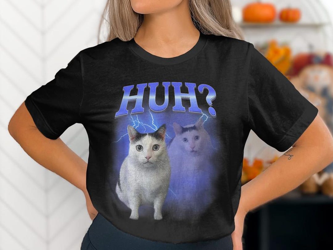Funny Silly Cat Meme PNG: Bootleg Graphic Design (instant Download ...